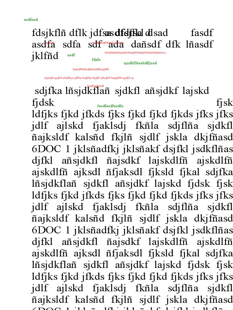 Asdfasd: Asdfasd Fsadfjklasdñfjlasdjviosñdfn | PDF