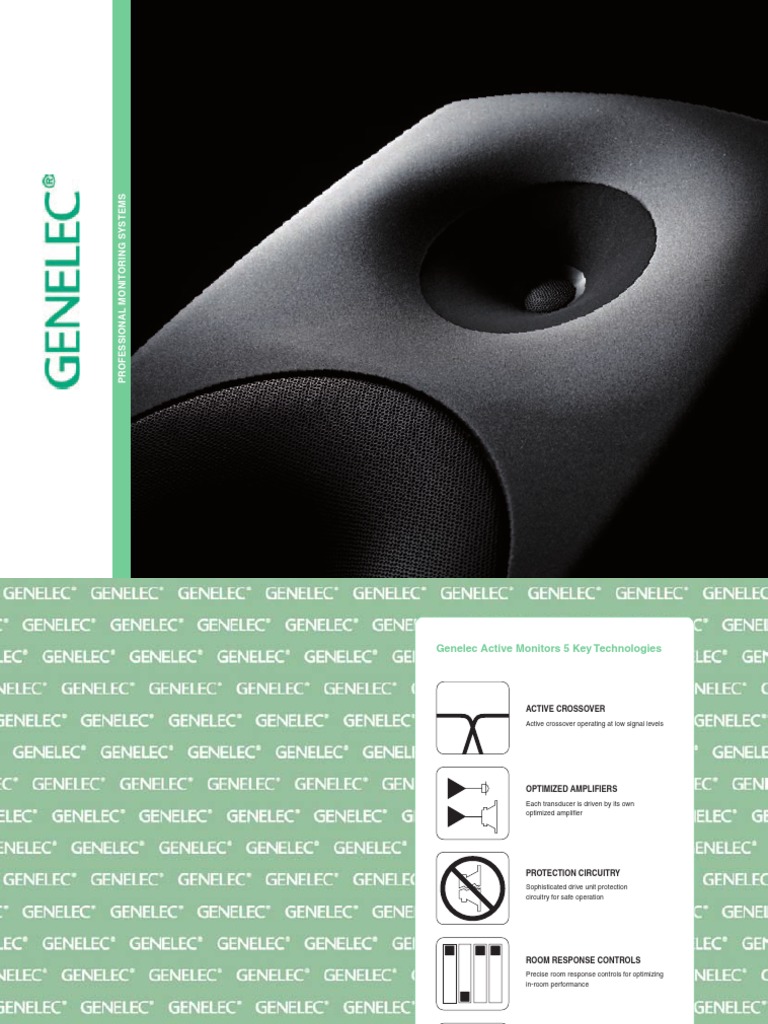 Genelec Pro Monitoring Catalogue | Download Free PDF | Loudspeaker ...