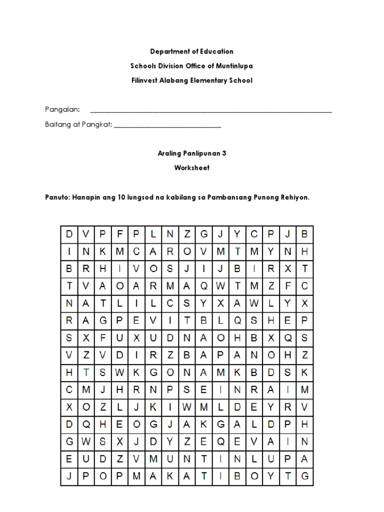AP Worksheet | PDF