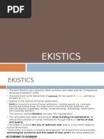 Five Elements of Ekistics Explained | PDF