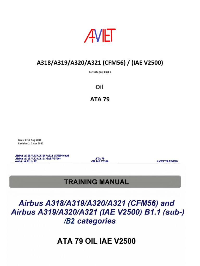 A320fam Iae Ata79 Oil PDF | PDF | Pump | Valve