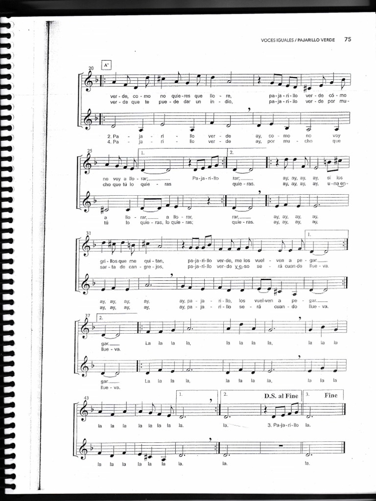 Hemiola Pajarillo Verde pg2 PDF | PDF