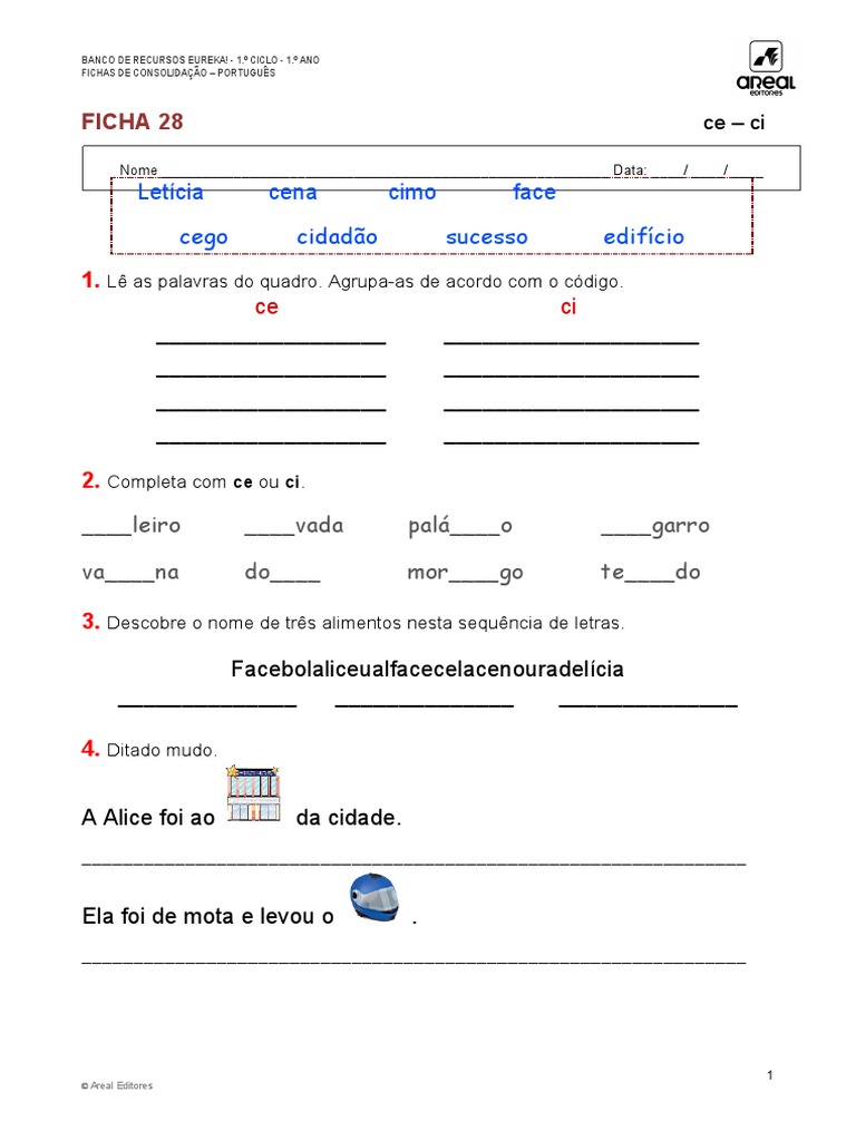 Ficha Ce e Ci | PDF