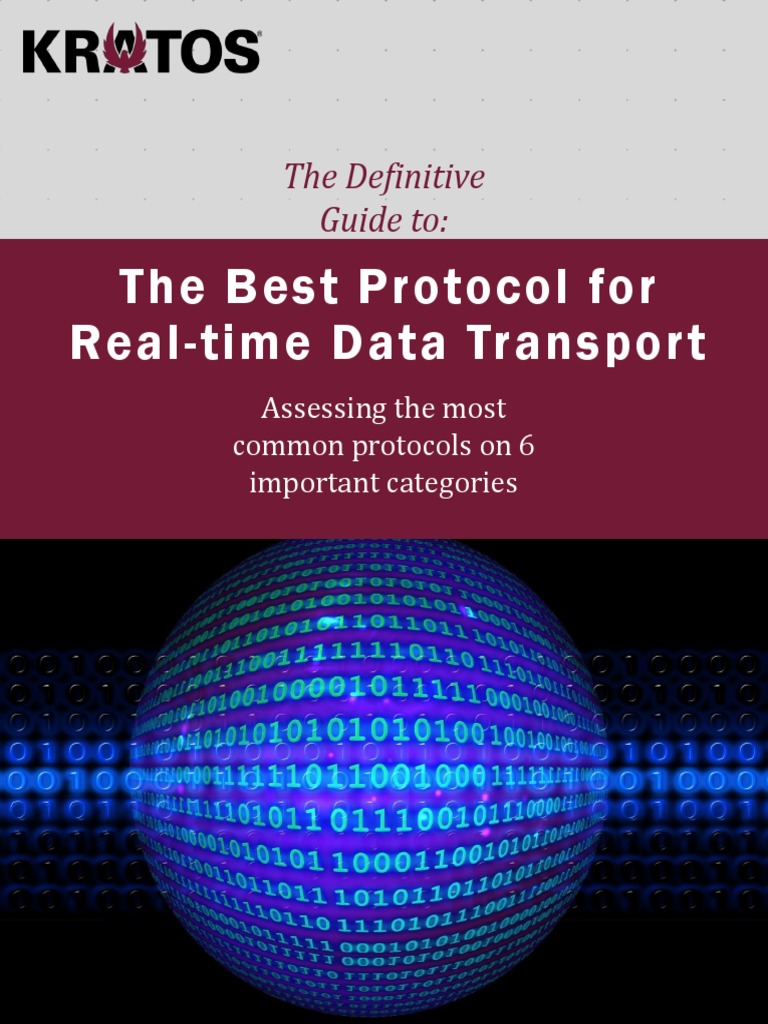 Best Protocols for Real-time Data Transport | PDF | Transmission ...
