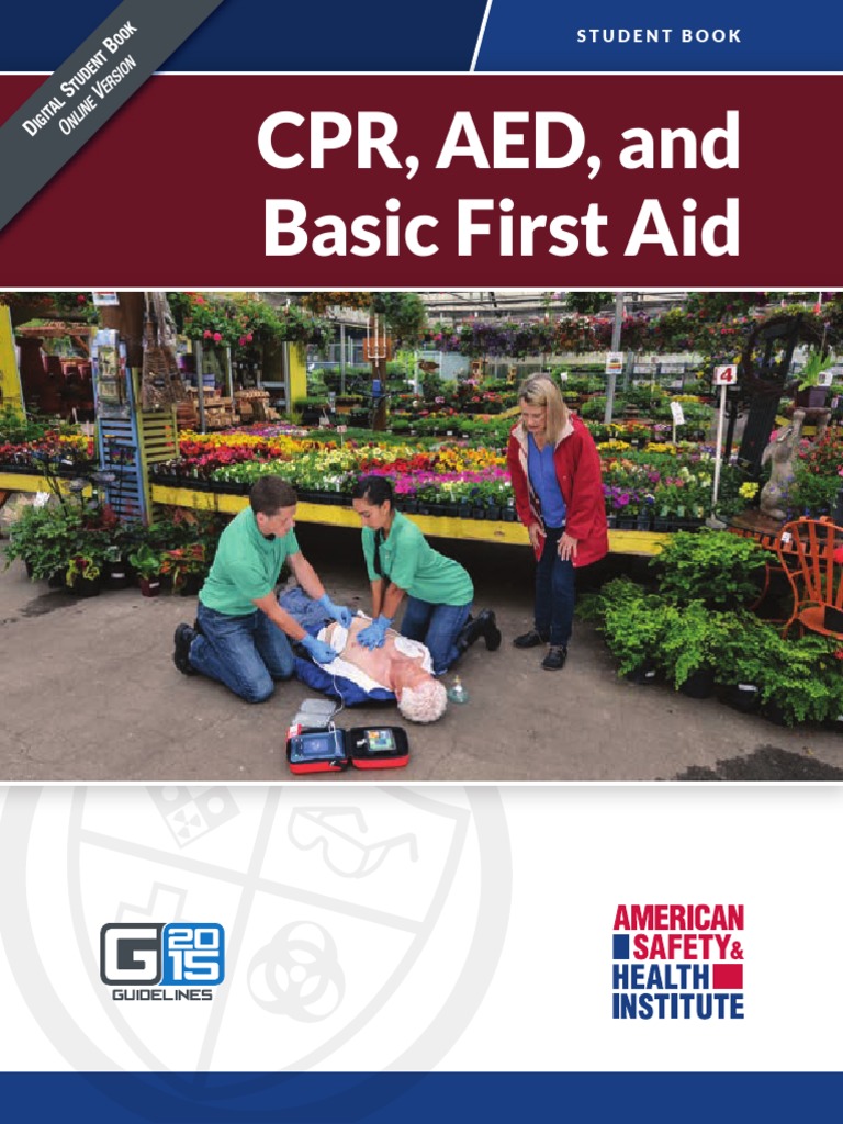 PRN2153 ASHI G2015 CPRAED BFA Combo StudentBook 062316 Digital PDF | PDF | Infection | First Aid