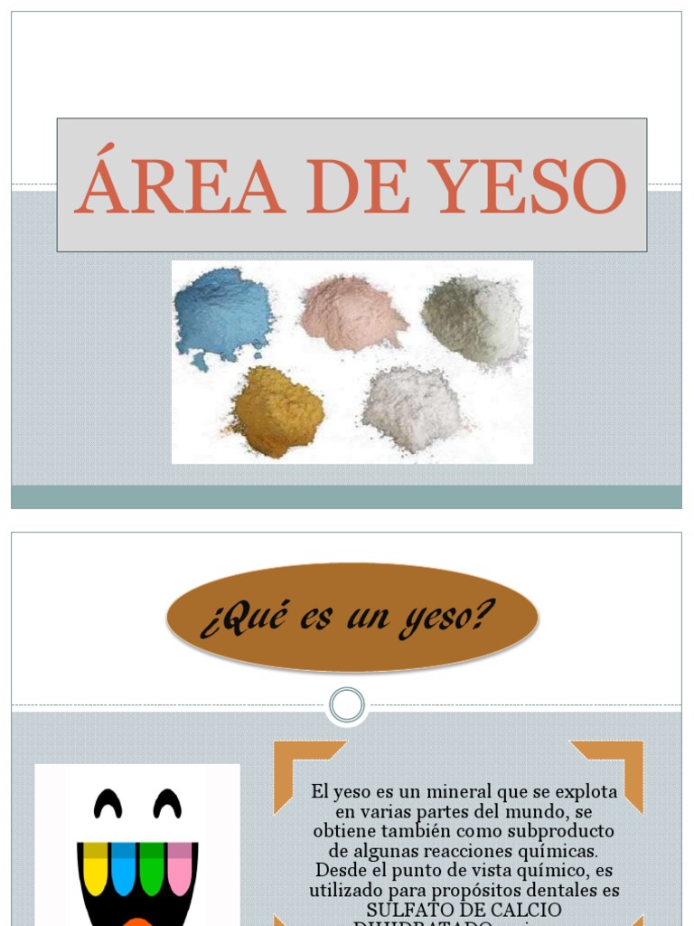 Yesos | PDF | Yeso | Química