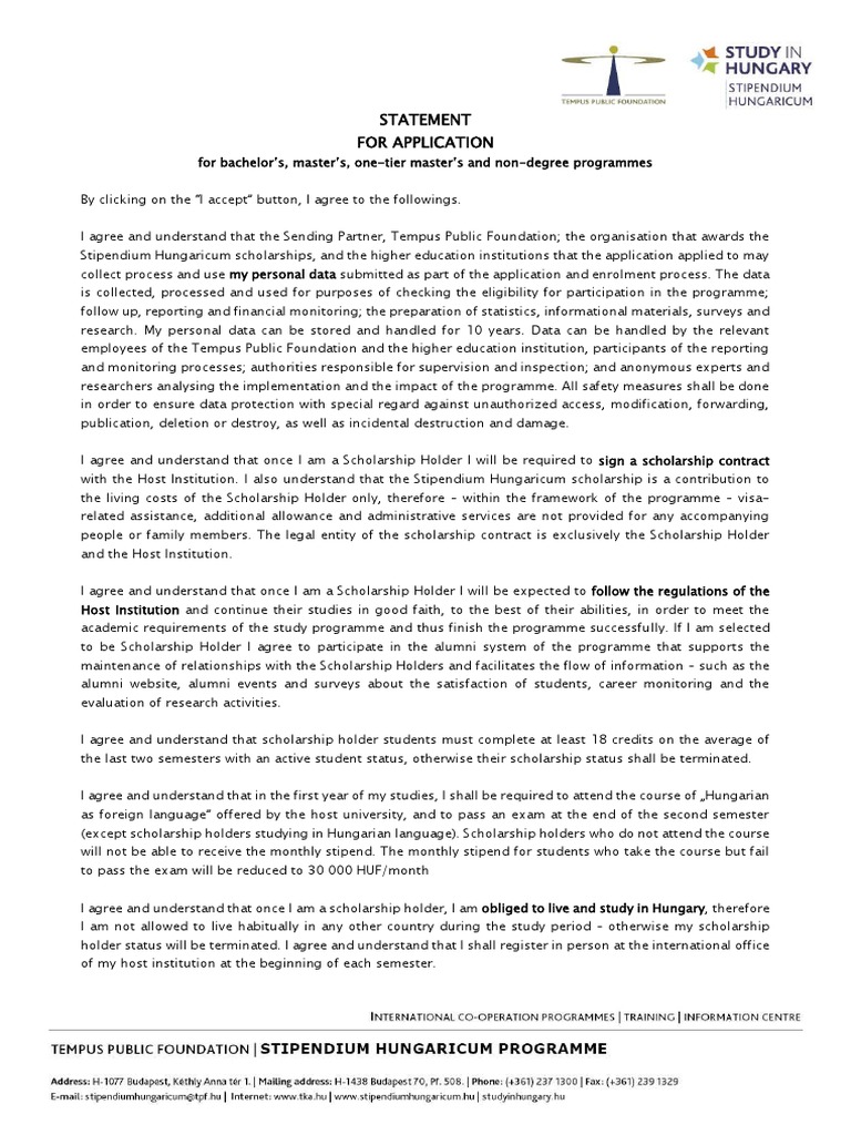 2020 21 Statement For Application1911261510 PDF | PDF | Citizenship ...