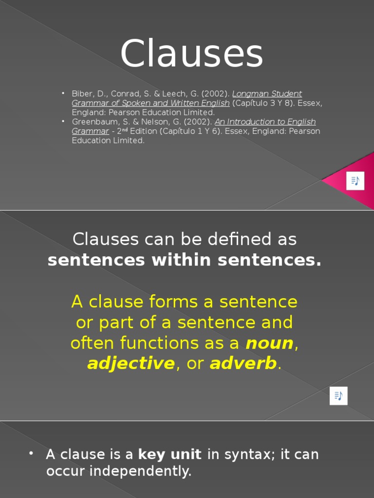 Clauses Types With Audio | PDF | Clause | Sentence (Linguistics)