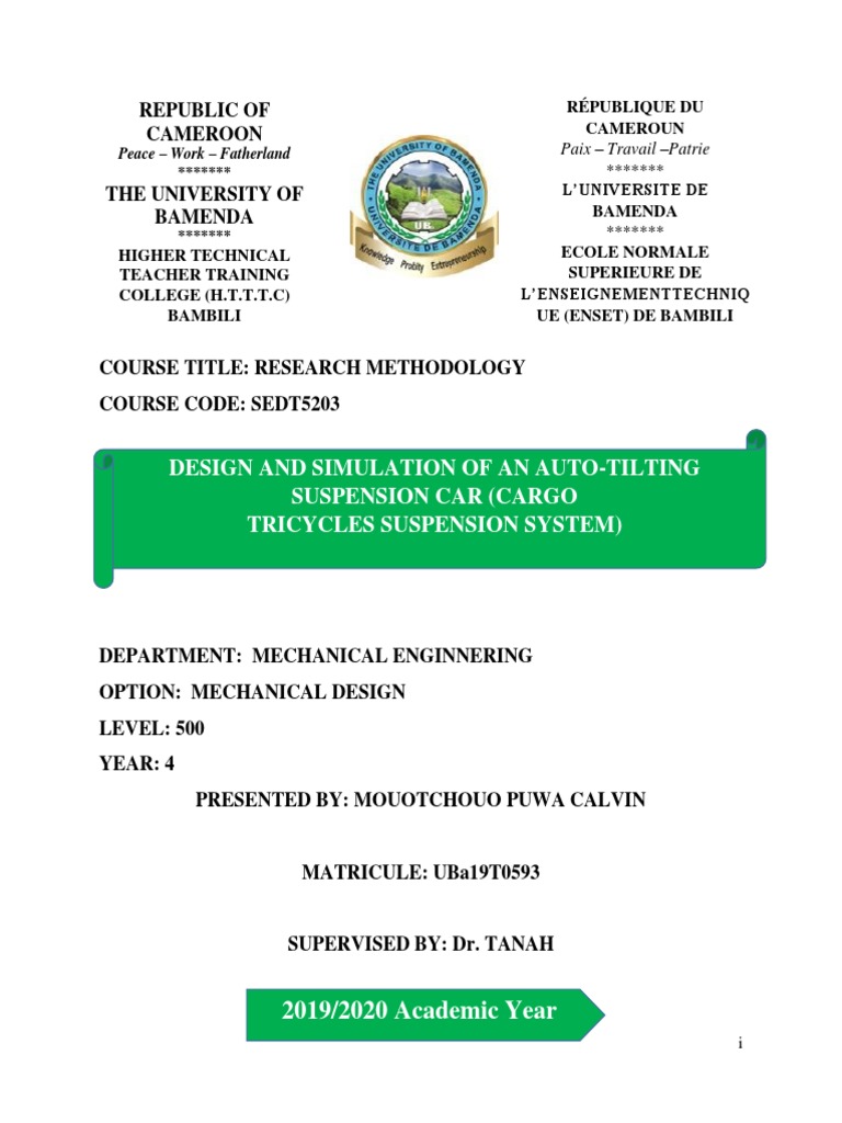 Design and Simulation of An Auto | PDF | Car | Simulation