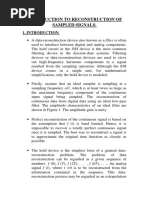 Zero and First Order Hold | PDF | Signal (Electrical Engineering ...