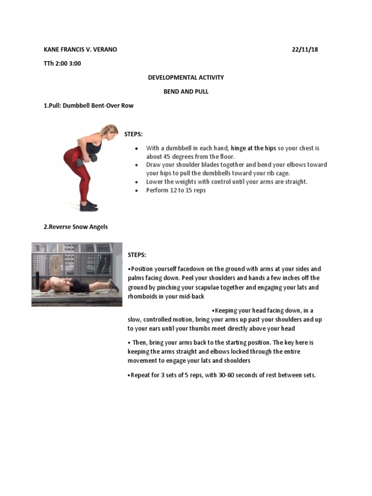 Bend and Pull | PDF | Hand | Sports