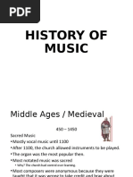 Musical Periods Timeline | PDF | Classical Music | Musicology