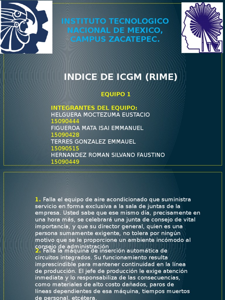 Expo-Indice de Icgm | PDF | Presupuesto | Business