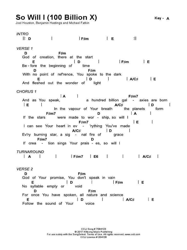 So Will I (100 Billion X) : Joel Houston, Benjamin Hastings and Michael ...