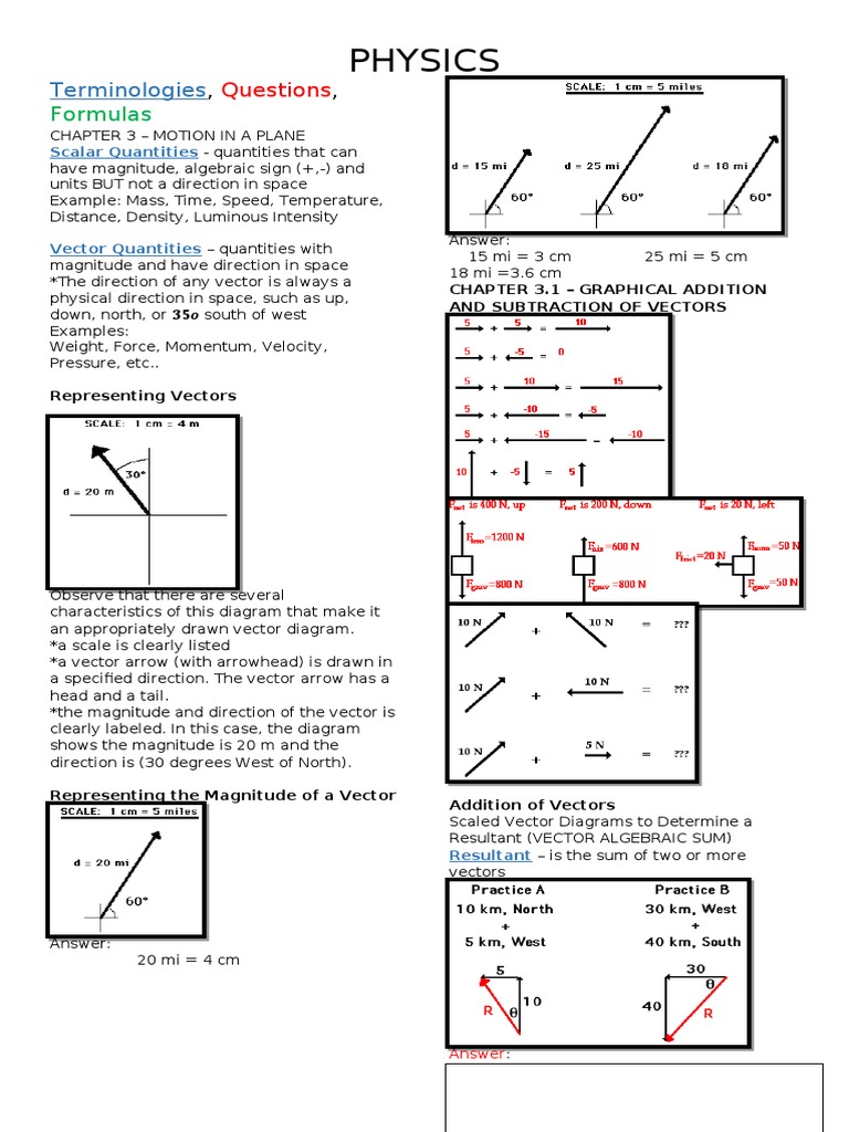 Physics Reviewer | Download Free PDF | Gravity | Force