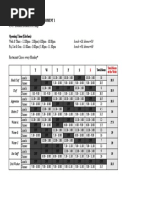 IC Restaurant Kitchen Work Schedule Template 12316 | PDF | Chef | Cooking