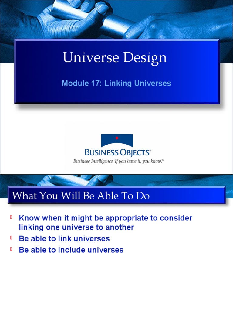Universe Design: Module 17: Linking Universes | PDF | Computing | All ...