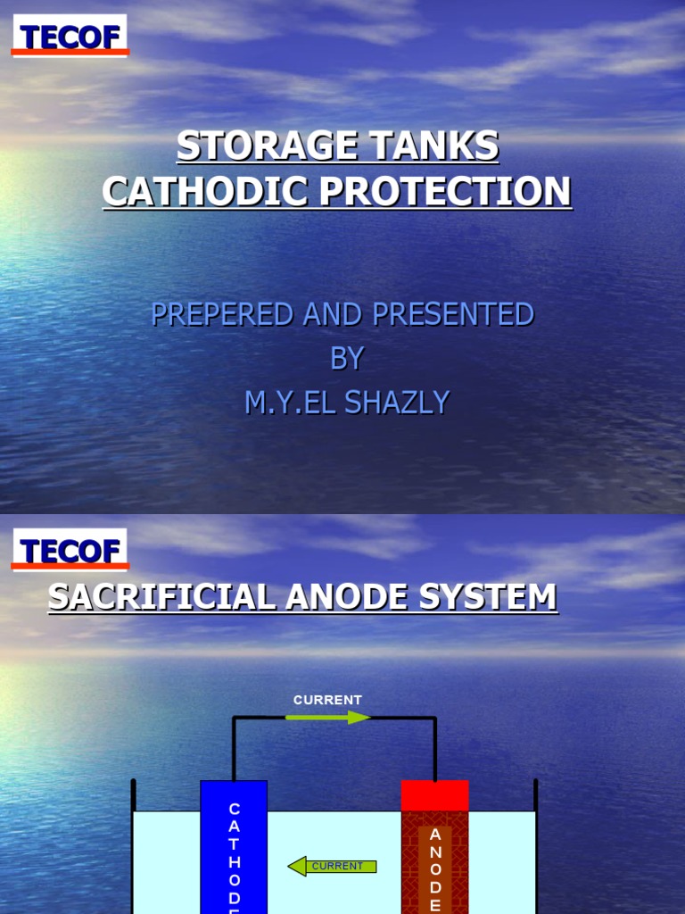 Tank Internal Cathodic Protection | PDF | Anode | Electrical Engineering