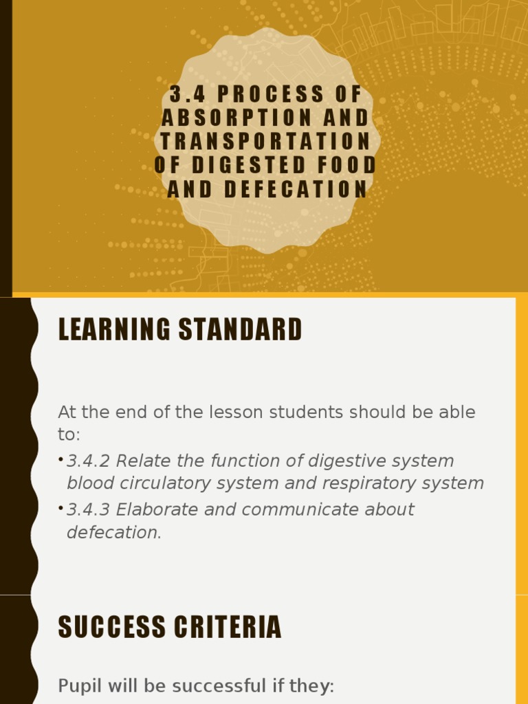 3.4 Process of Absorption and Transportation of Digested Food and ...