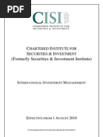 Sample-Paper For Cisi Exams | PDF | Stocks | Securities (Finance)