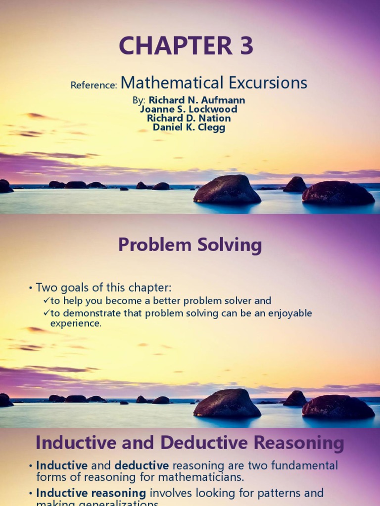 Mathematical Excursions: Reference: By: Richard N. Aufmann | PDF ...