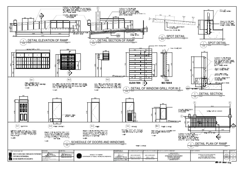 Architectural and Floor Plan With Details For Buildings PDF | PDF ...