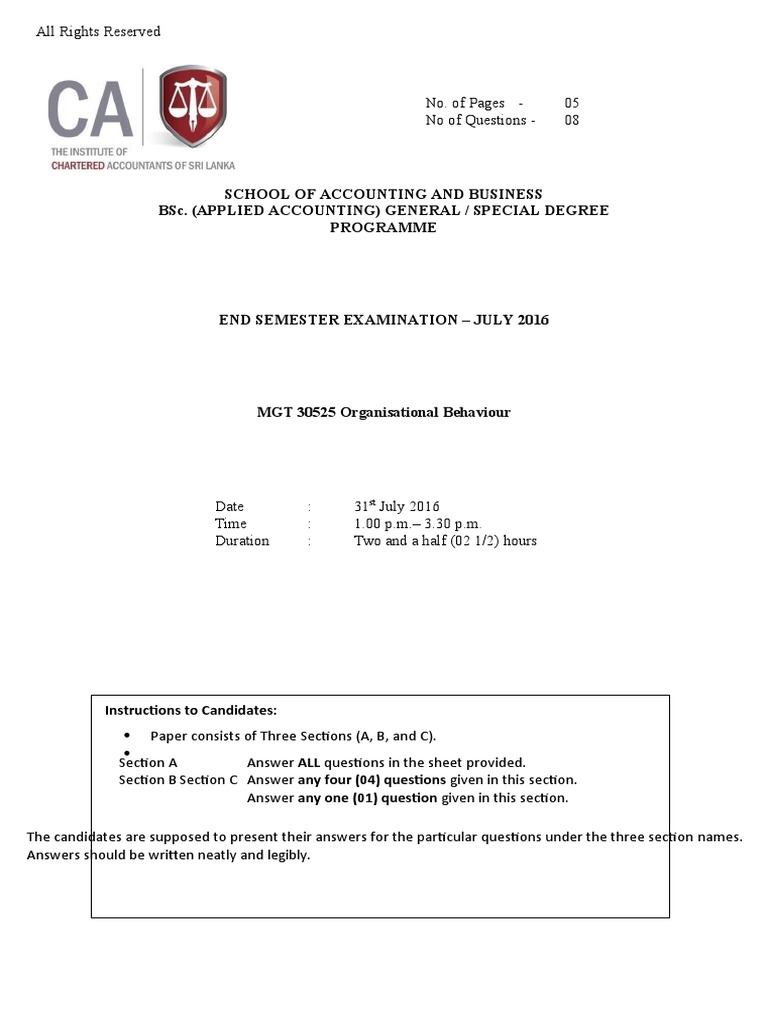 School of Accounting and Business Bsc. (Applied Accounting) General ...