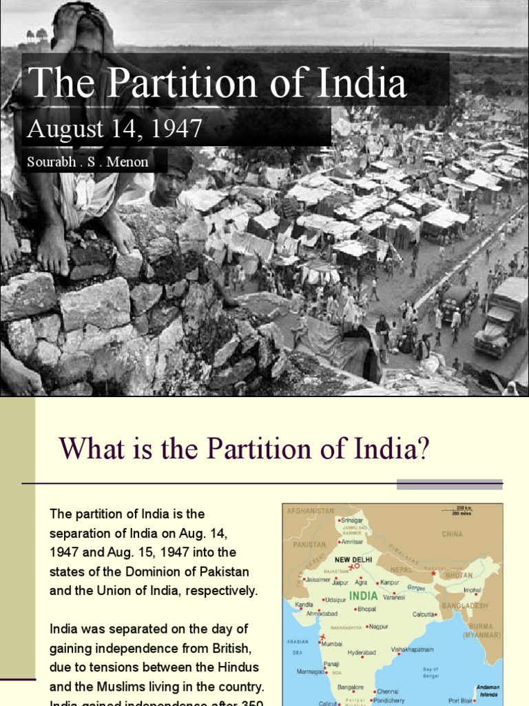 Understanding the Partition of India | PDF | Partition Of India ...