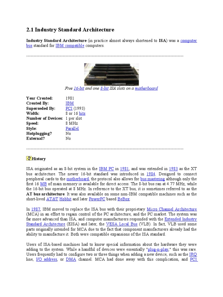 Bus Standards Notes | PDF | Telecommunications | Computer Networking