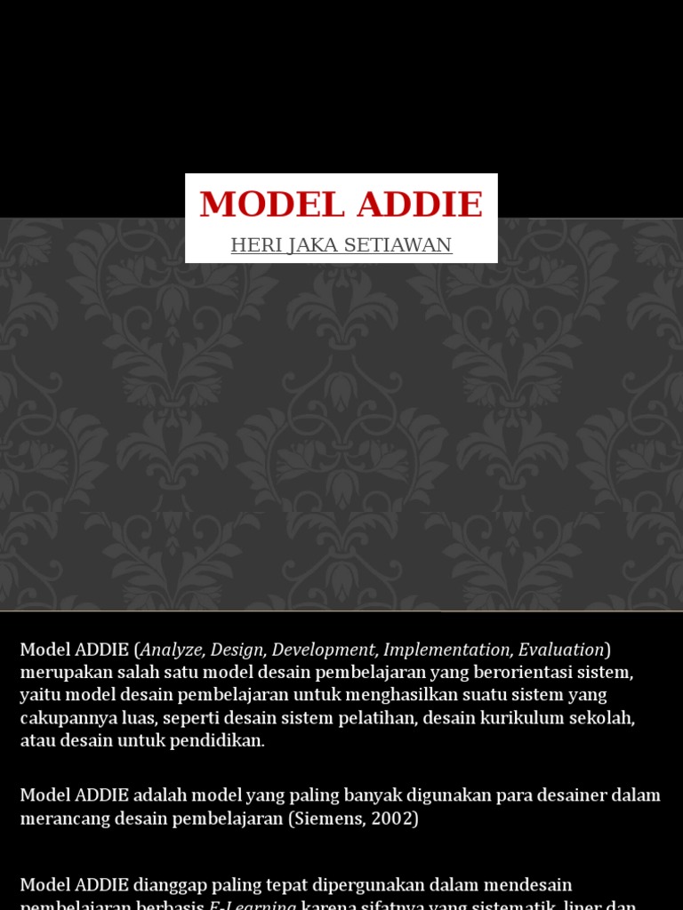 Model Addie | PDF