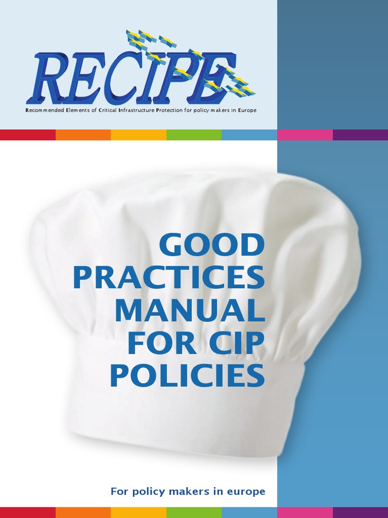 Good Practices Manual For Cip Policies: For Policy Makers in Europe ...