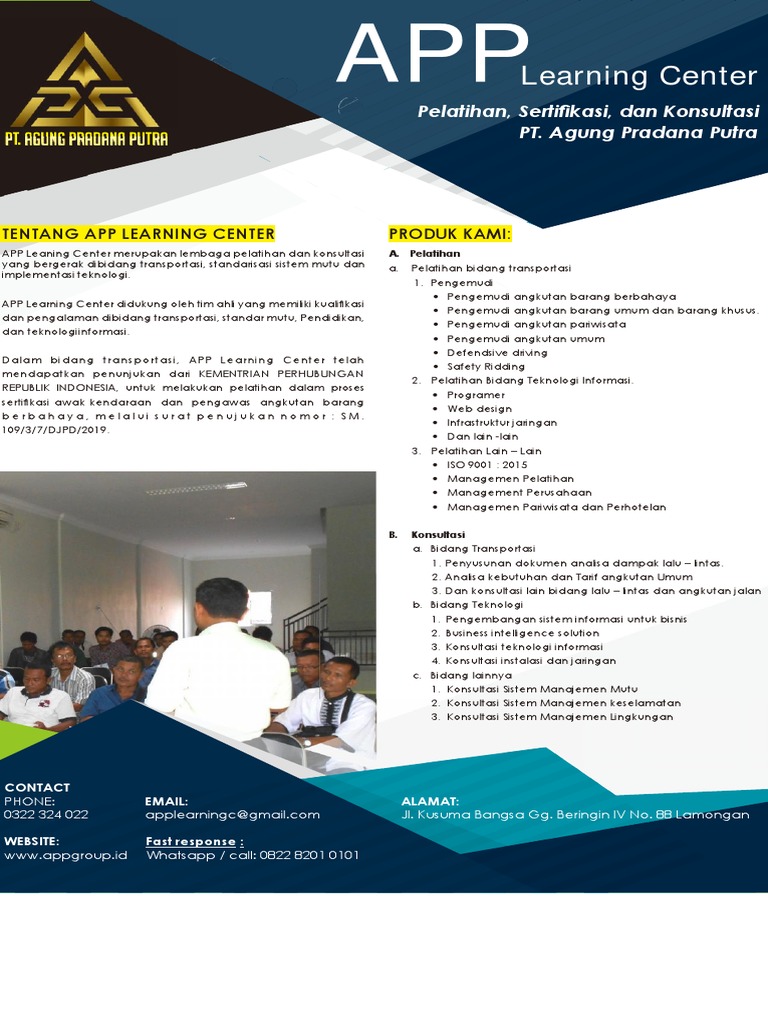 BROSUR PELATIHAN APP - 2 New | PDF