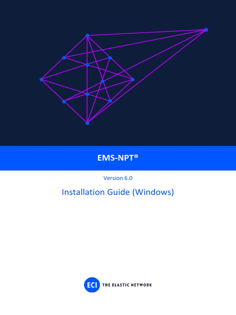 EMS-NPT V6.0 Installation Manual (Windows) | PDF | Installation ...