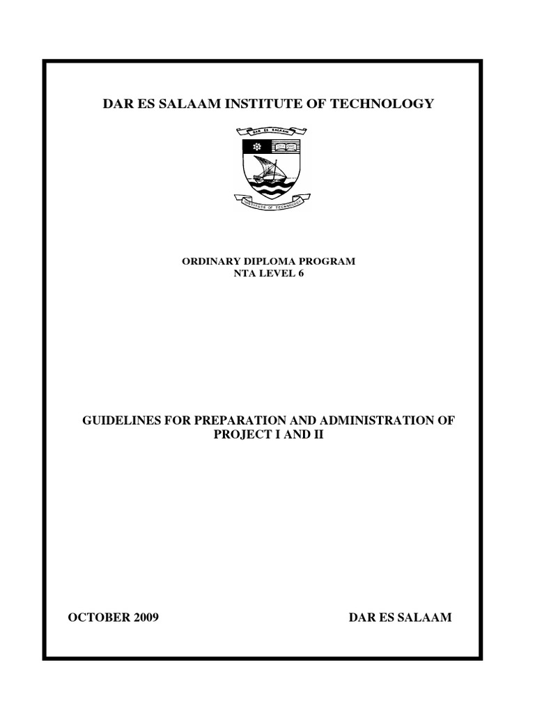 DIT Project Guidelines: Preparation and Administration | PDF ...