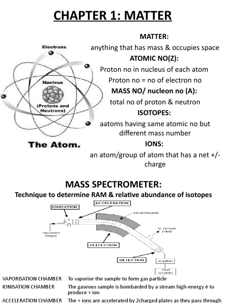 Atomic Structure and Isotopes Overview | PDF | Mole (Unit) | Atoms