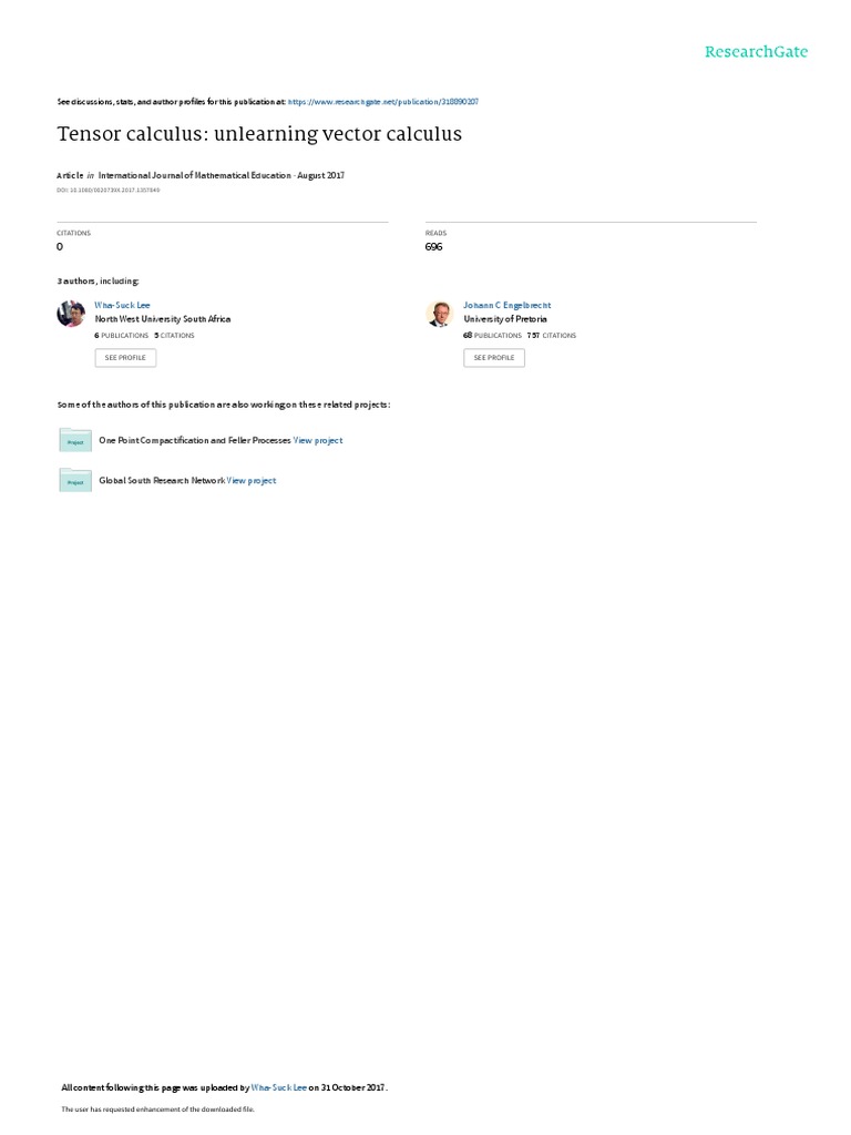 Tensorcalculus Unlearningvectorcalculus Pdf Tensor Gradient
