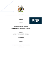 Vision 2040 | PDF | Economic Development | Uganda