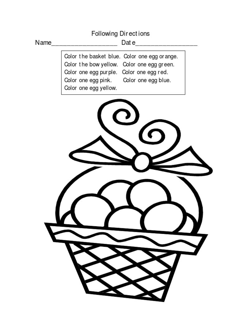 Easter Coloring Activity PDF | PDF