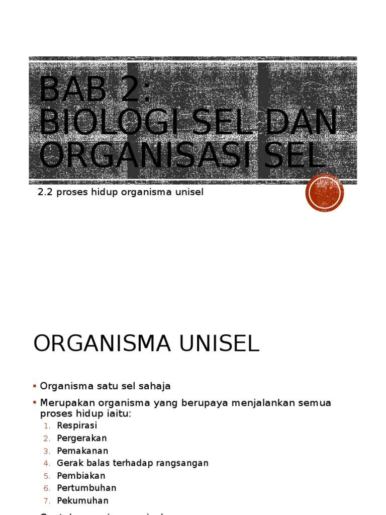 2.2 Proses Hidup Organisma Unisel | PDF