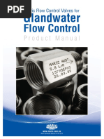 Maric Constant Flow Valves Catalogue | PDF | Pump | Valve
