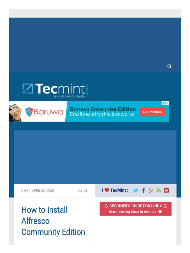 Alfresco Community Edition | PDF