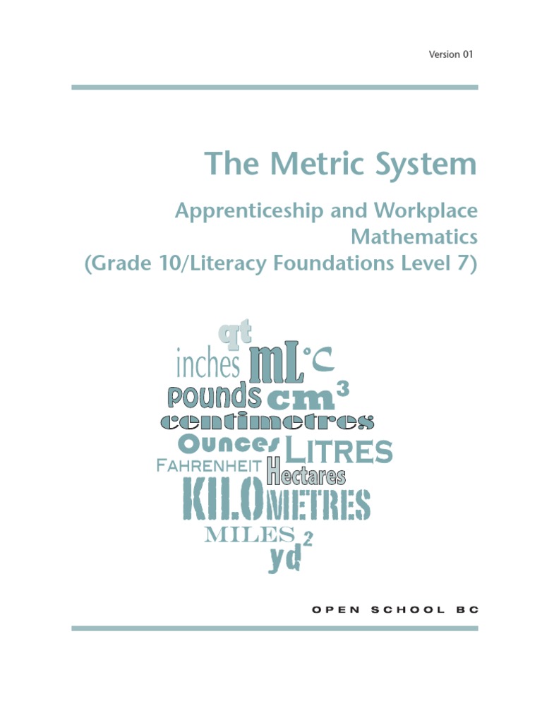 AWM Metricsystem | PDF | International System Of Units | Measurement
