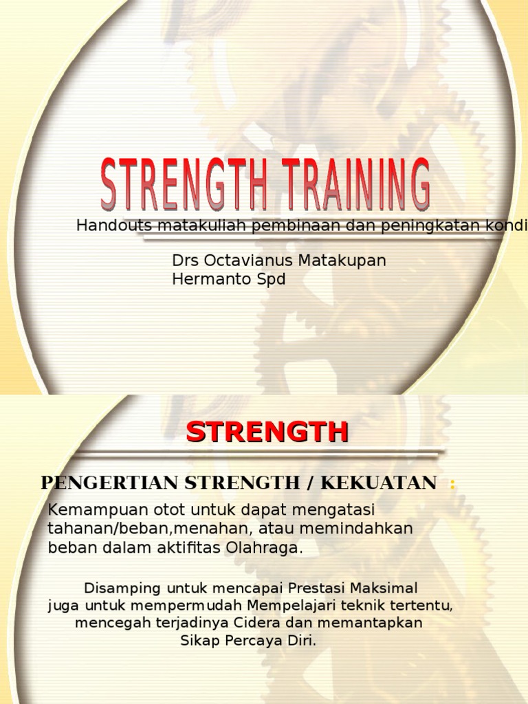 Handouts Strength Training | PDF
