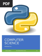 Class XI CS Python List of Practicals | PDF