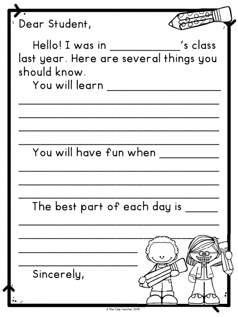 Letter To Next Years Students | PDF