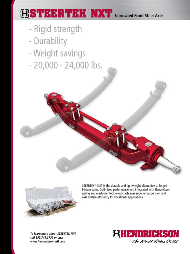 Steertek NXT: - Rigid Strength - Durability - Weight Savings - 20,000 ...