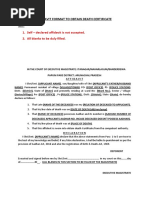 Sself Declaration Sebc | PDF