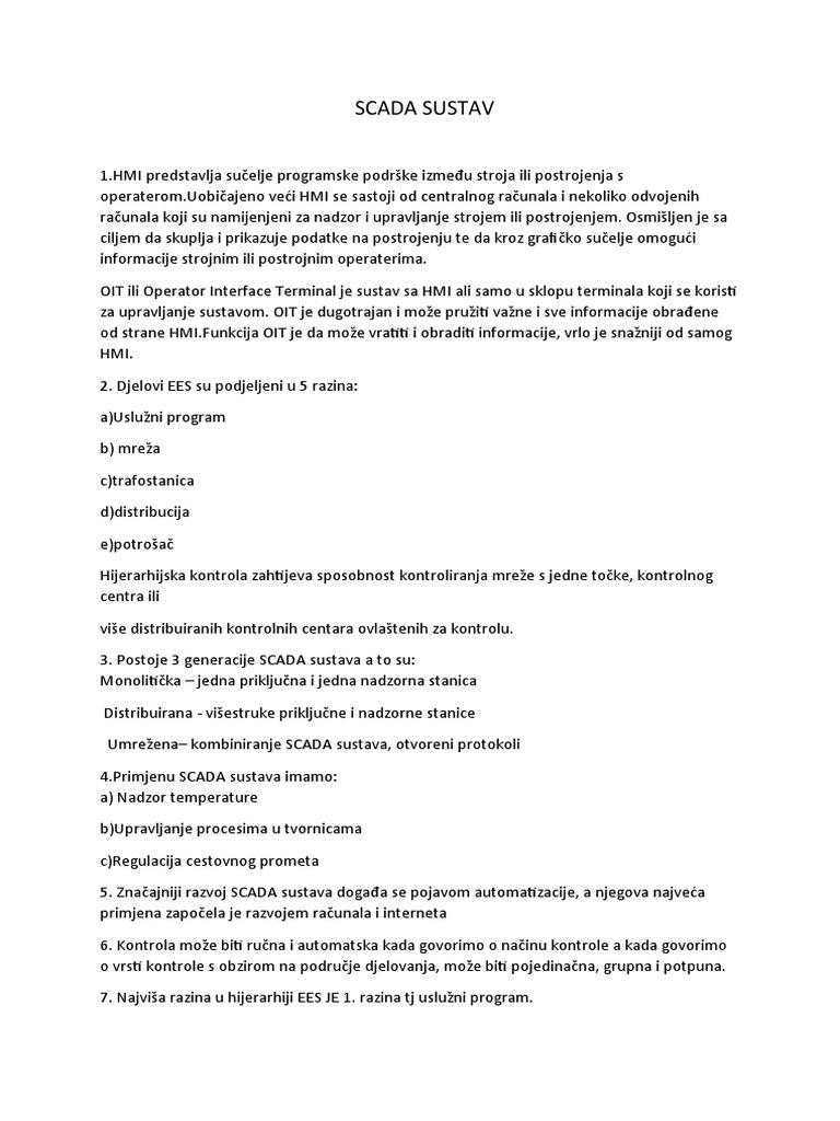 Scada Sustav | PDF