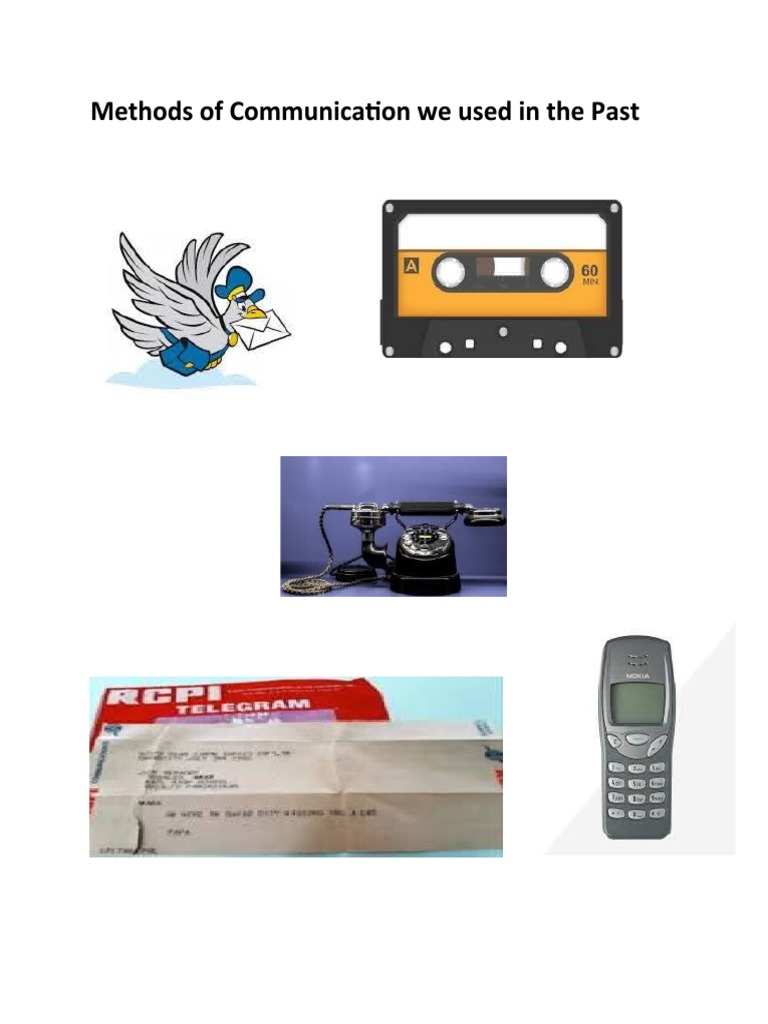 Methods of Communication We Used in The Past | PDF