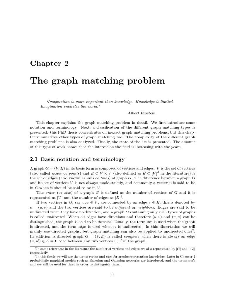 Graph Matching Problem | PDF | Computational Complexity Theory | Vertex (Graph Theory)
